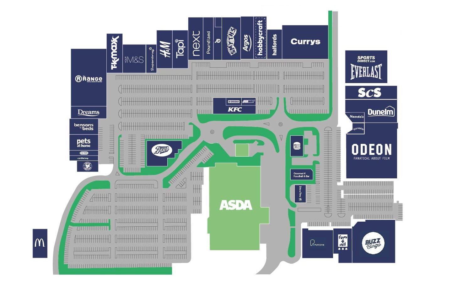 Interactive Sitemap | The Croft Retail & Leisure Park